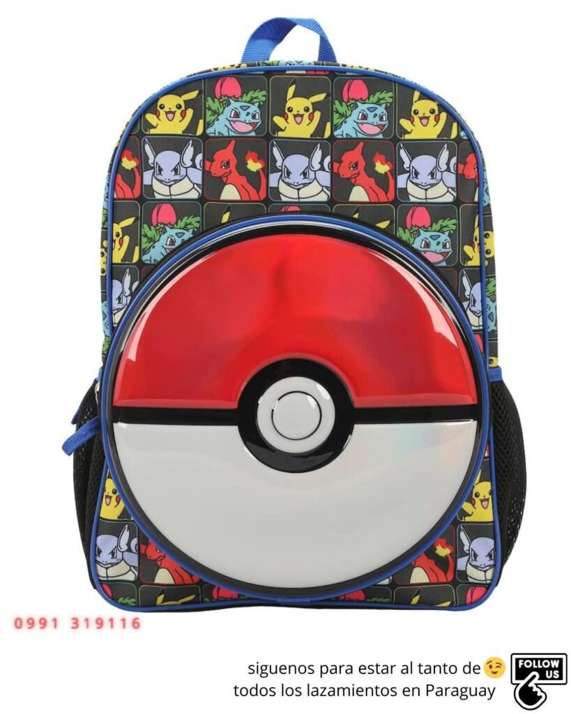 Mochila Pokémon diseño Pokéball | centropokemon.com.py