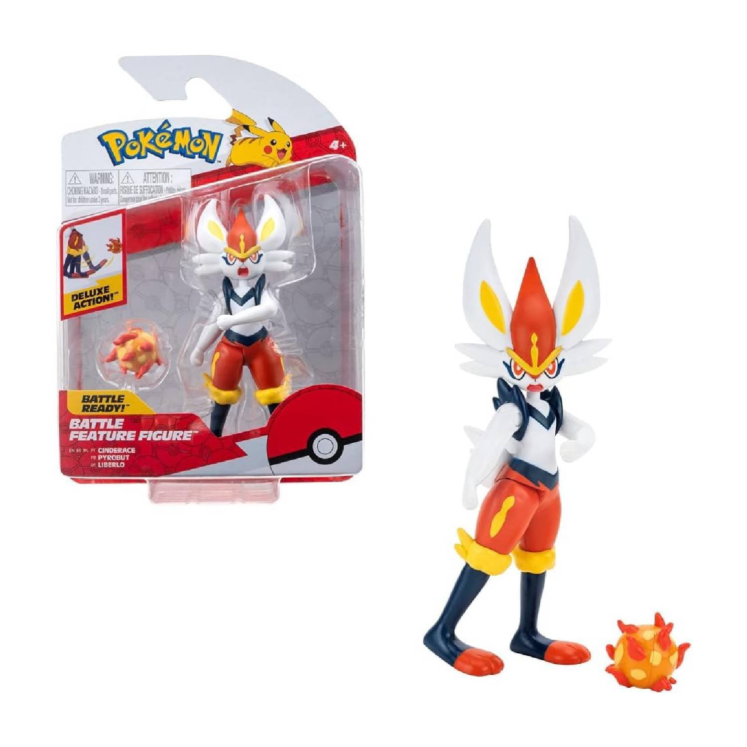 Pokemon Cinderace Battle Figure | centropokemon.com.py