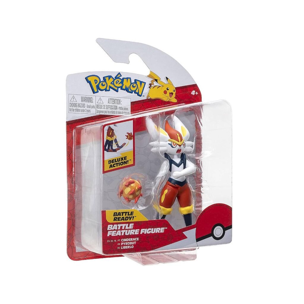 Pokemon Cinderace Battle Figure | centropokemon.com.py