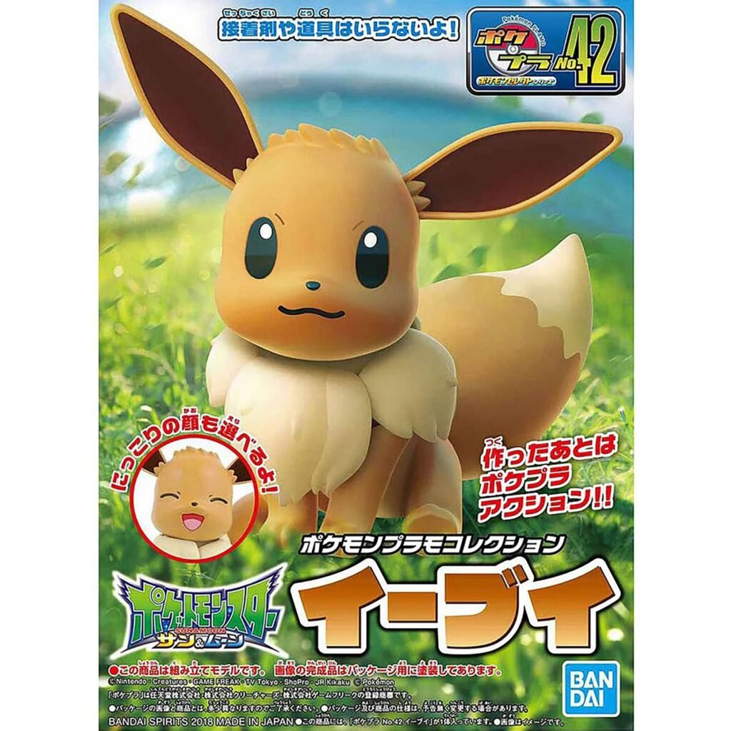 Pokémon BANDAI Hobby Plastic Model Kit 42 Eevee Pokémon Spirits PLAMO ...