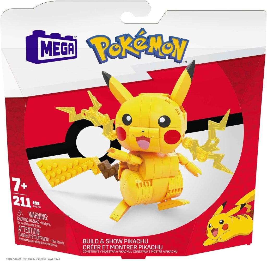 MEGA Pokémon Set de Juguetes de Construcción Construye y Muestra a ...