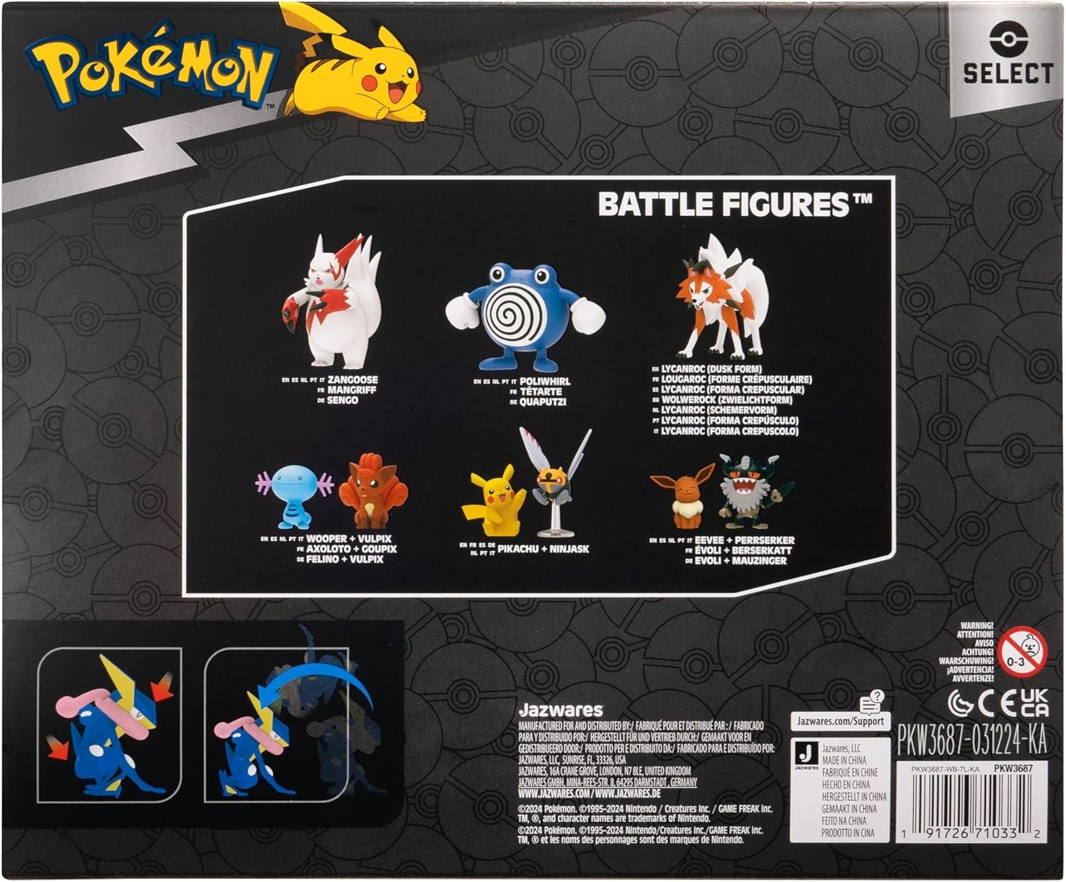 Pokemon Select Evolution Pack - Features Froakie, Frogadier and ...