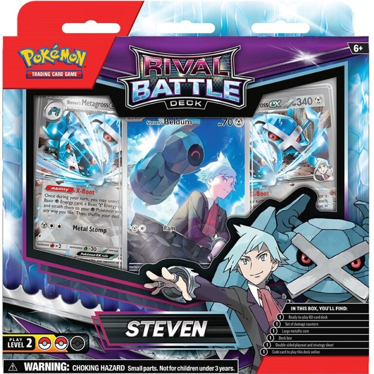 Pokemon TCG Rival Battle Deck Steven - ingles | centropokemon.com.py