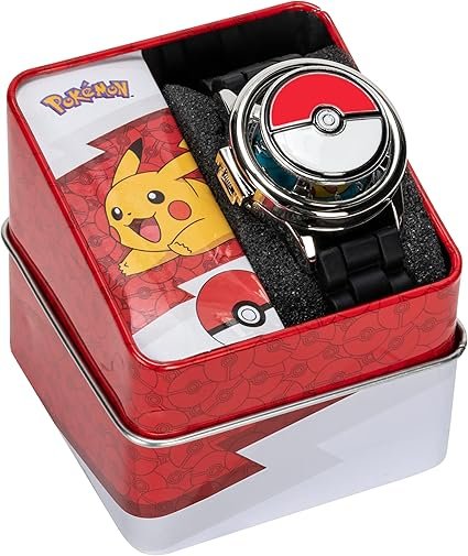 Pokémon Reloj con anologico con Spinner Iconic Poké Ball ...